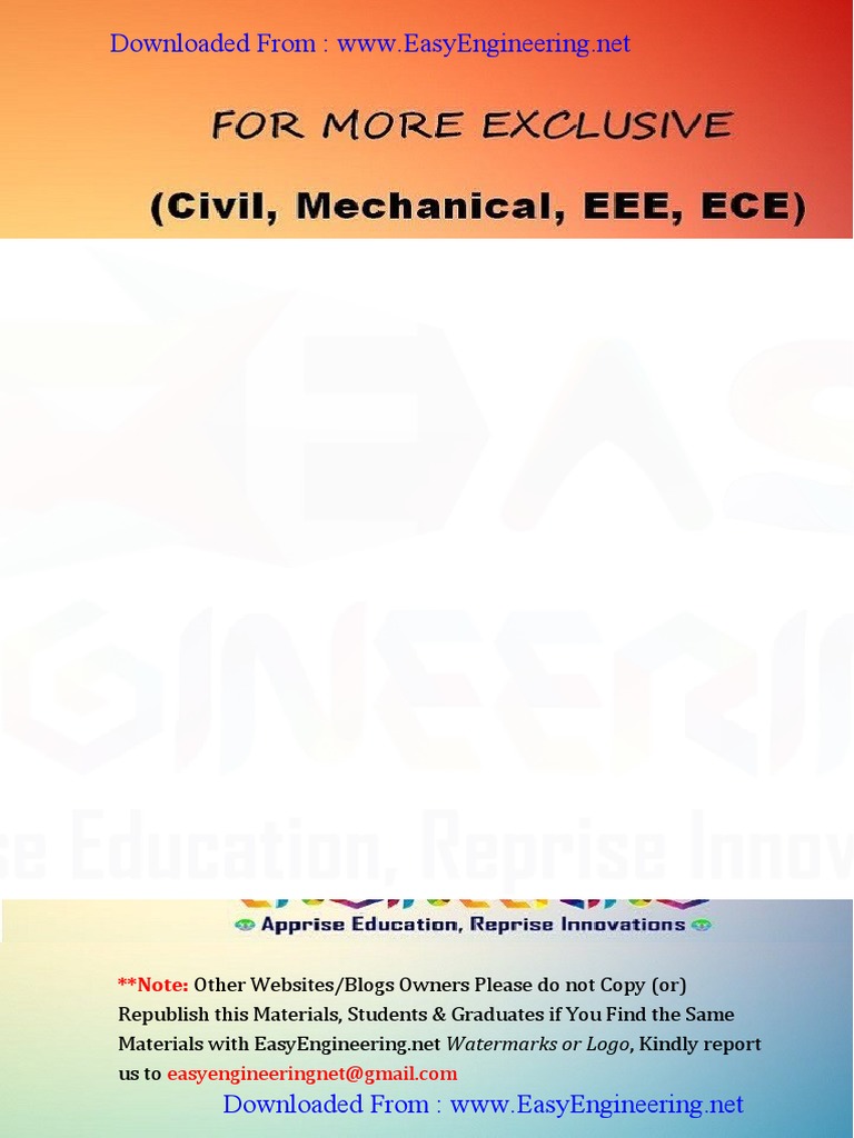 Environmental Engineering (Part-1) Study Material For SSC Junio | PDF
