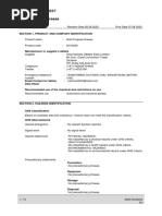 Oceanic HW 443 R Safety Data Sheet | PDF | Safety | Occupational Safety ...