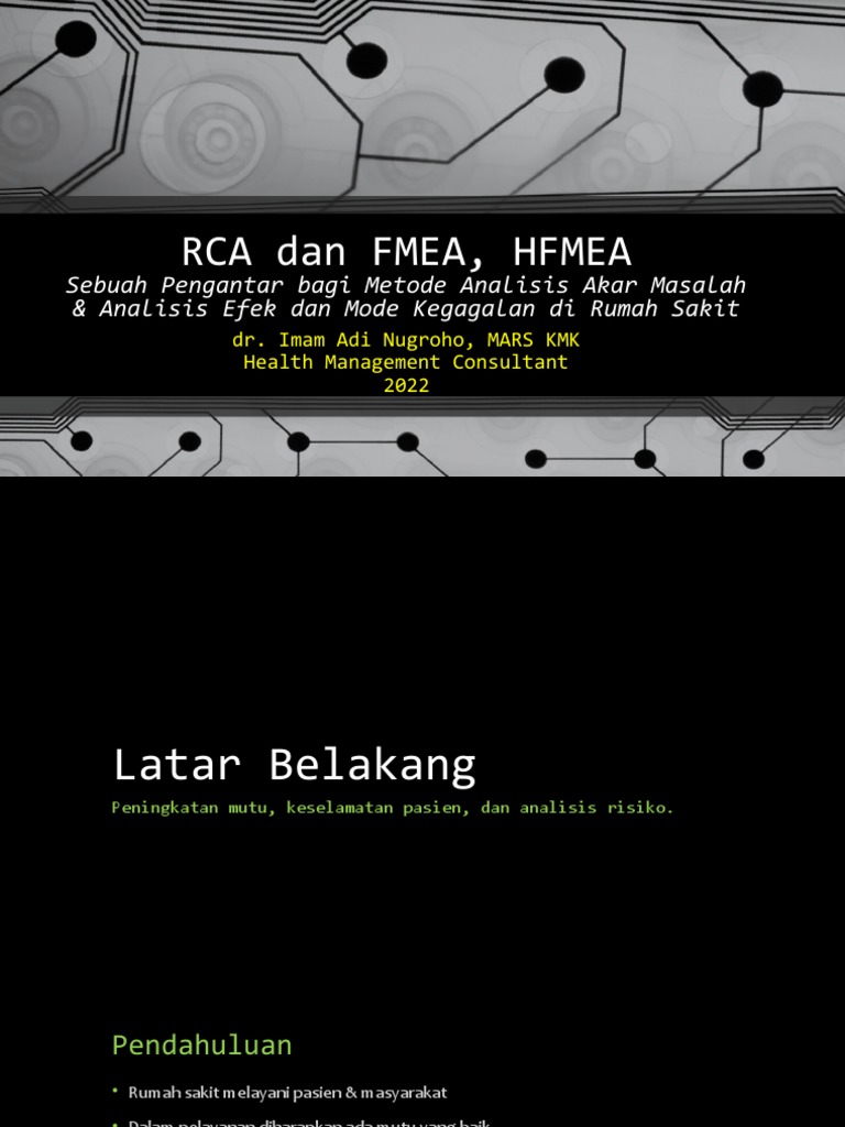 FMEA Dan RCA | PDF