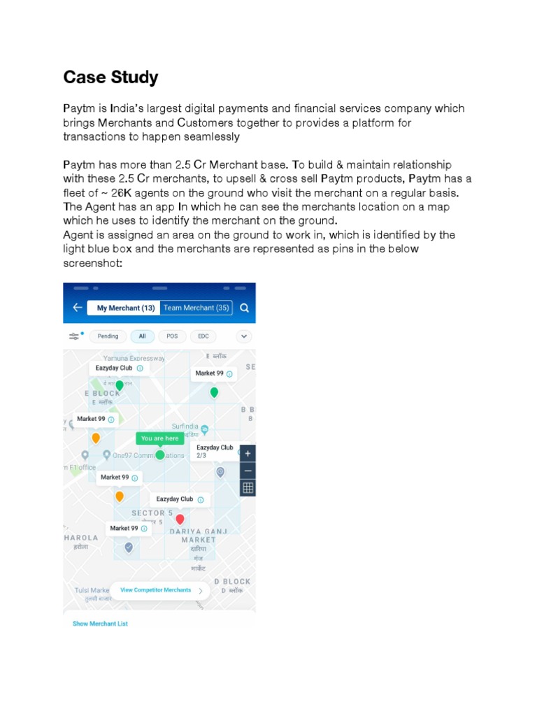 Paytm Agent Productivity Case Study | PDF | Career & Growth