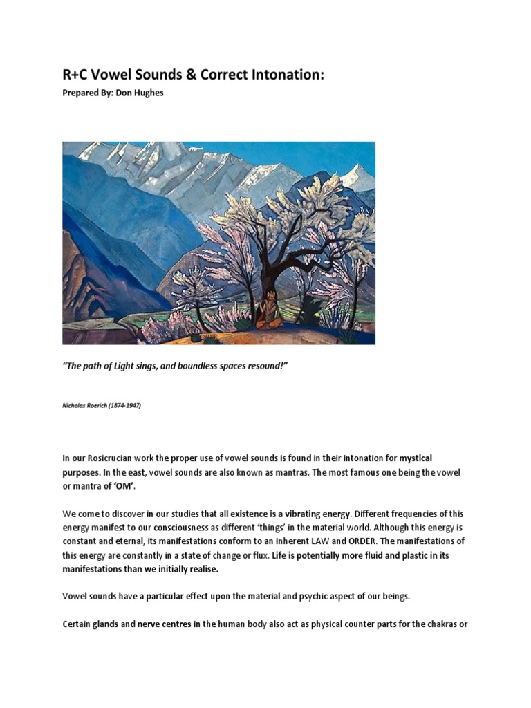Vowel Sound | PDF | Sound | Stress (Linguistics)