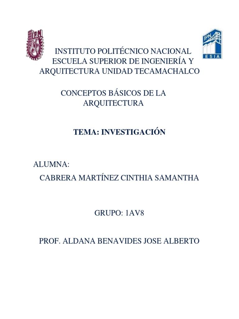 Conceptos de La Arquitectura | PDF | Argumento | Teoría