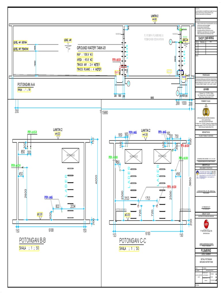 DETAIL POTONGAN R.POMPA & GWT-Layout1 | PDF