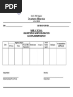 PMES 2025 Classroom Observation Indicators | PDF