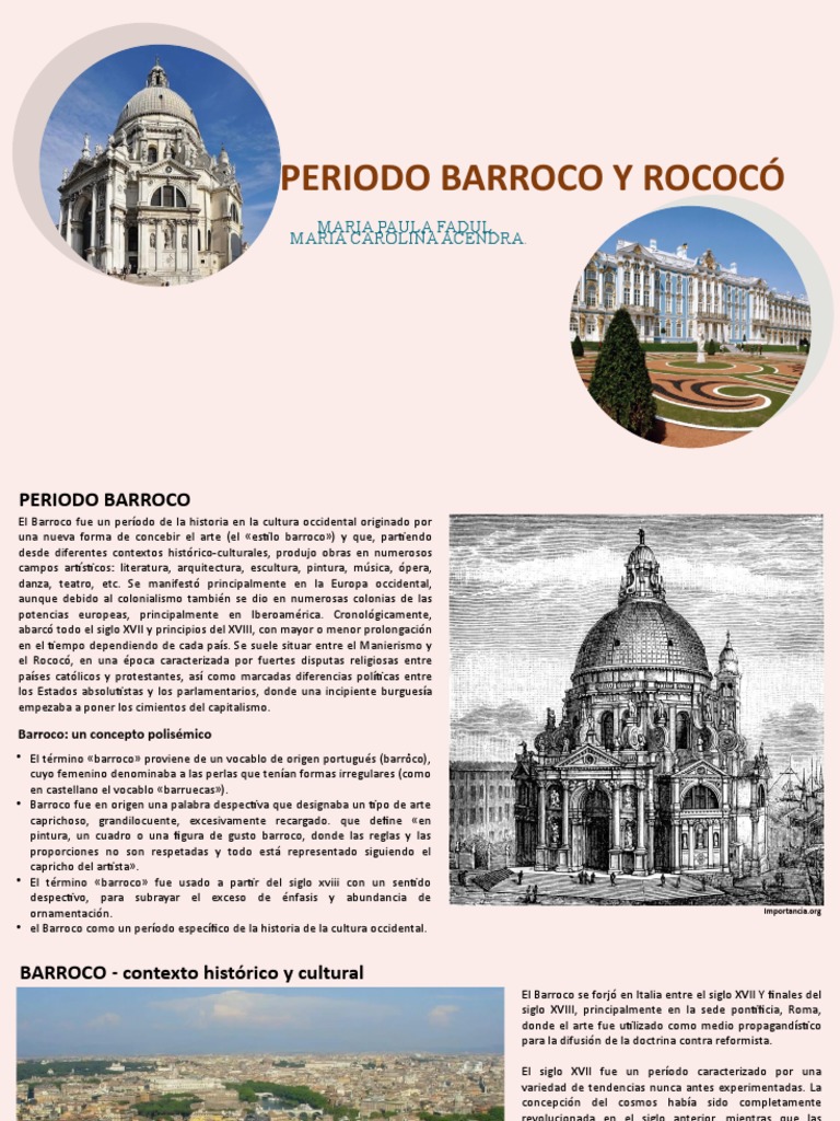 Periodo Barroco y Rococo | PDF | Barroco | Columna