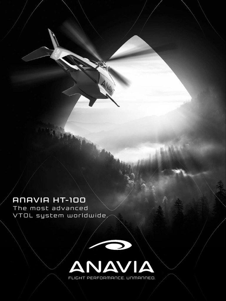 ANAVIA HT-100 Brochure EN | PDF | Unmanned Aerial Vehicle | Turbine