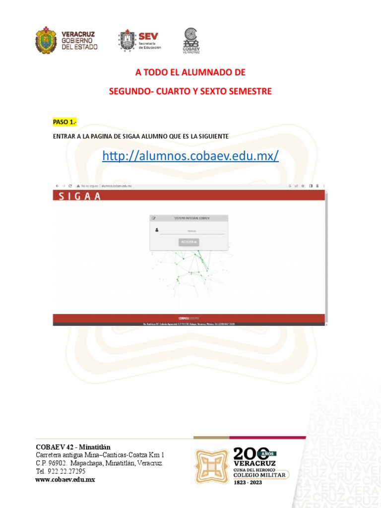 Formato de Reinscripcion 2023-A | PDF