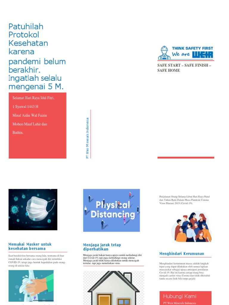 Prokes Libur Lebaran - Pamflet 2022 | PDF