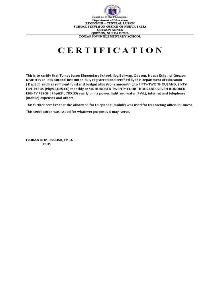 Certification 4ps | Download Free PDF | Government | Public Administration