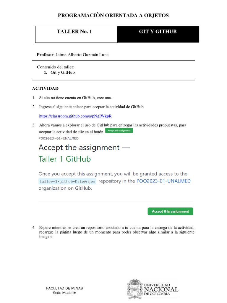 Taller 1 GITHUB | PDF | Archivo de computadora | Ingeniería de software