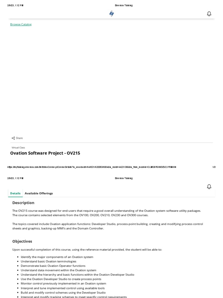 Ovation Software Project - OV215 | Download Free PDF | Software | System