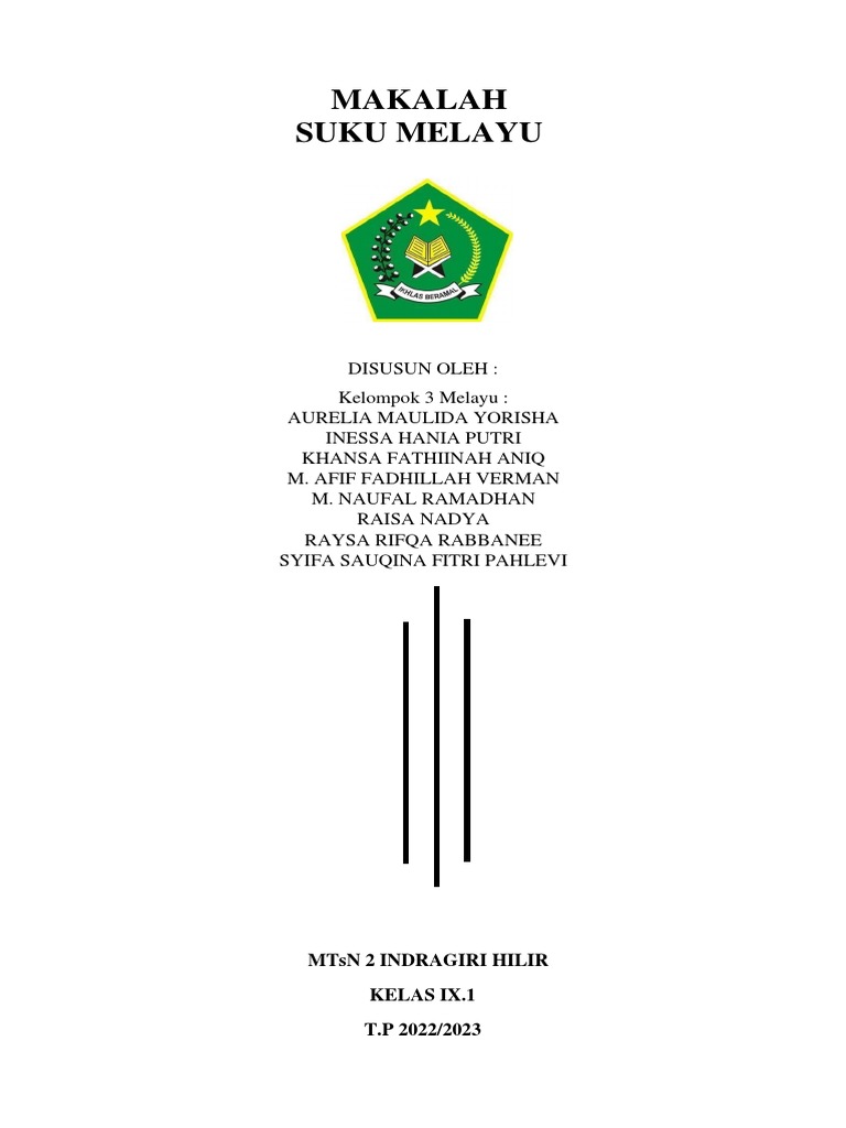 Keragaman Budaya Suku Melayu | PDF | Ilmu Sosial | Kajian Bahasa Asing