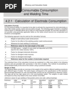 Estimate of Welding Rod Consumption - Piping Study | PDF | Electric ...