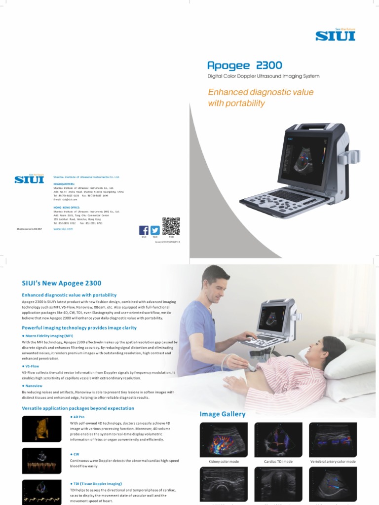 Apogee 2300 - Brochure EN170228V2.0 | PDF