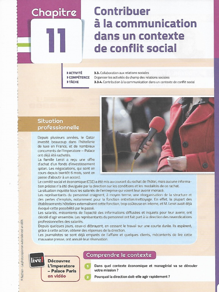 RH Chap 11 Travail A Faire + Annexes | PDF