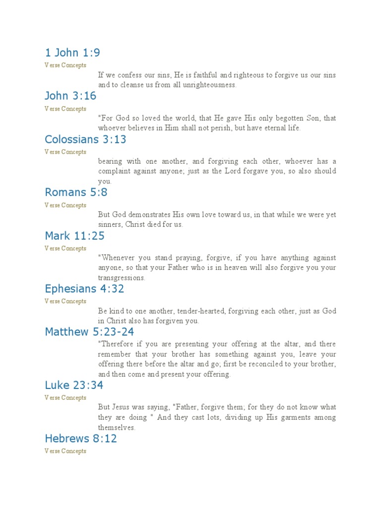 1 John 1 Pdf Forgiveness Sin