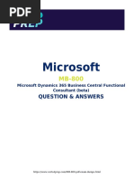 MB-800 Exam Practice Questions Guide | PDF | Invoice | Accounts Payable