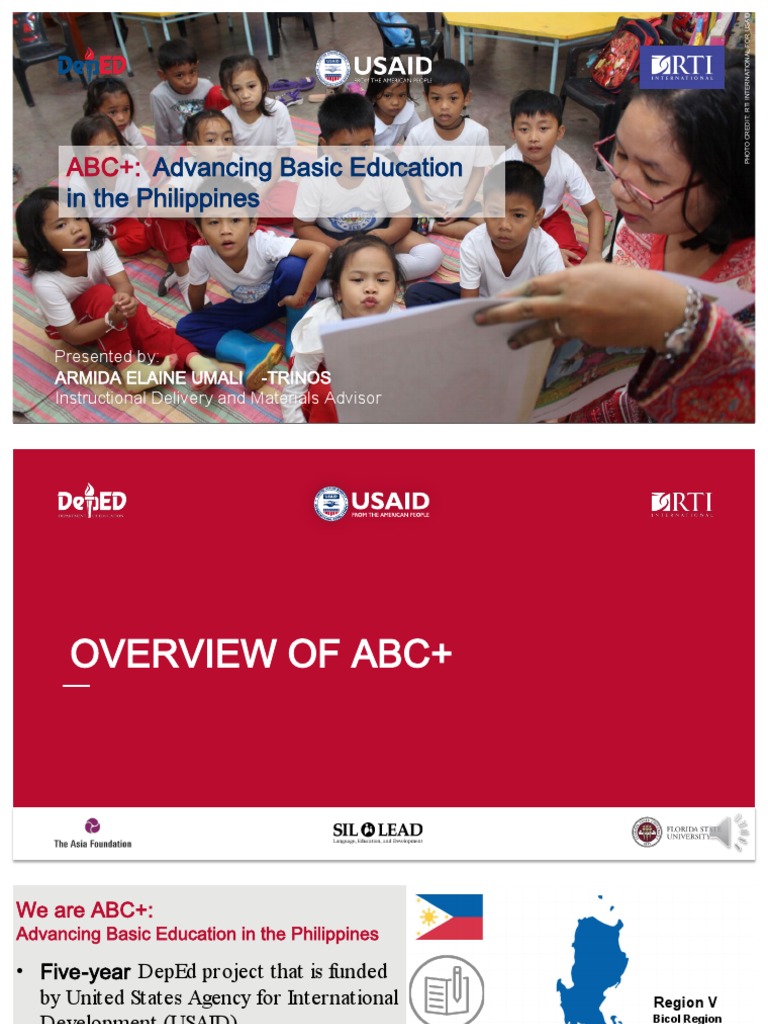 01 Orientation On ABC+ and TT1 Training Overview | Download Free PDF | Learning | Literacy