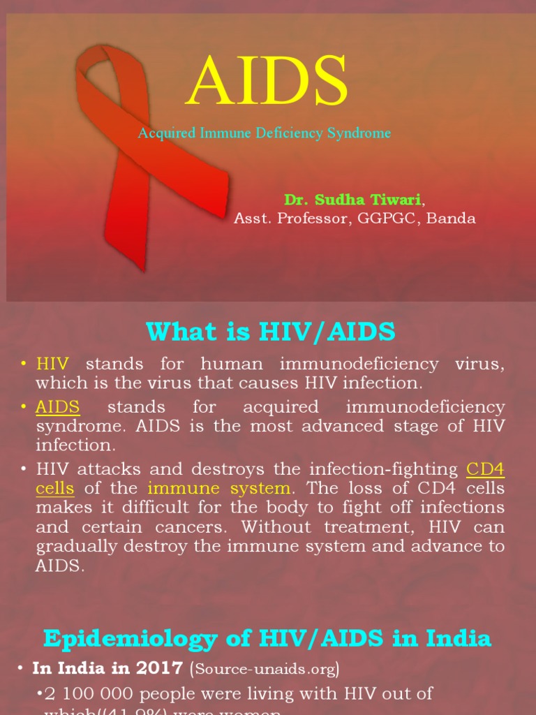 AIDS - Intro & Pathophysiology | PDF | Diagnosis Of Hiv/Aids | Hiv/Aids