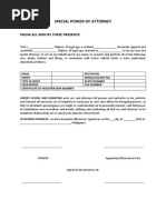 SPA To Transact With BIR - Template | PDF | Government Information ...