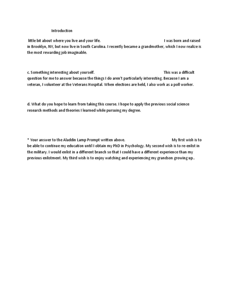 Introduction Paper | PDF