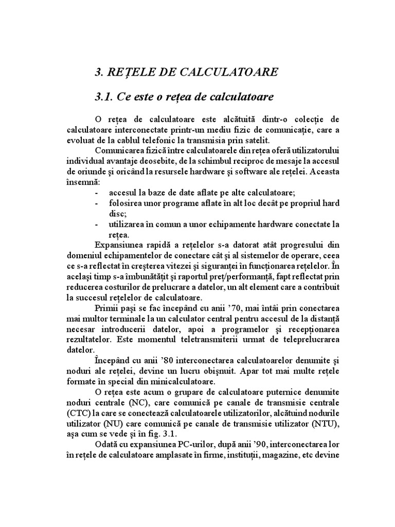 Retele de Calculatoare | PDF