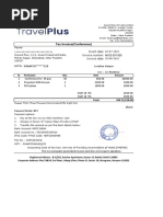 Flight Ticket Invoice for Vitthal Myadam | PDF | Invoice | Economies