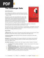 The Challenger Sale | PDF | Sales | Mindset