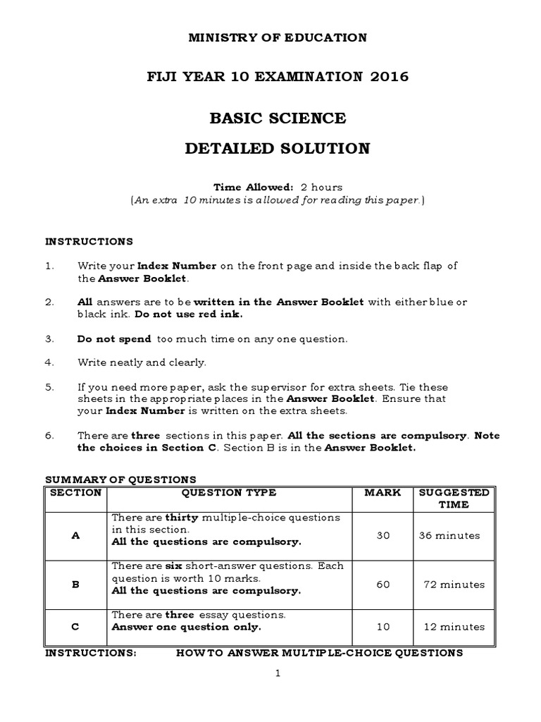 2016FY10E Basic Science Detailed Solution | PDF | Heat Treating ...