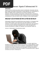 Interneti, Perparesit Dhe Mangesite | PDF