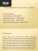 Proposal Pembangunan Gereja Katolik | PDF