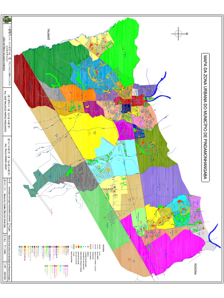 Mapa Da Zona Urbana de Pinda | PDF