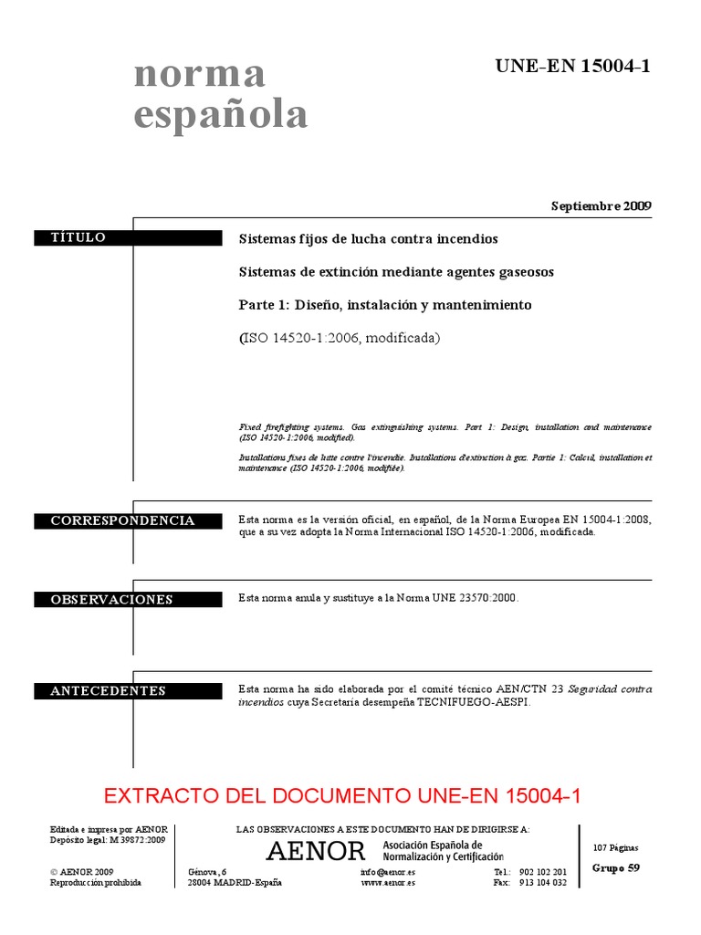 (Ex) Une en - 15004 1 2009 | PDF | Gases | Software