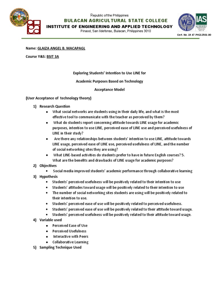 Theories in Information Technology (BSIT 3A) | PDF | Educational ...