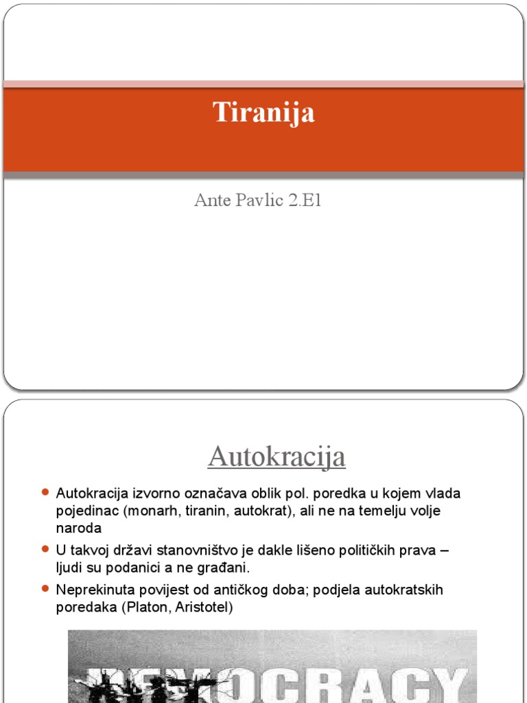 Tiranija | PDF