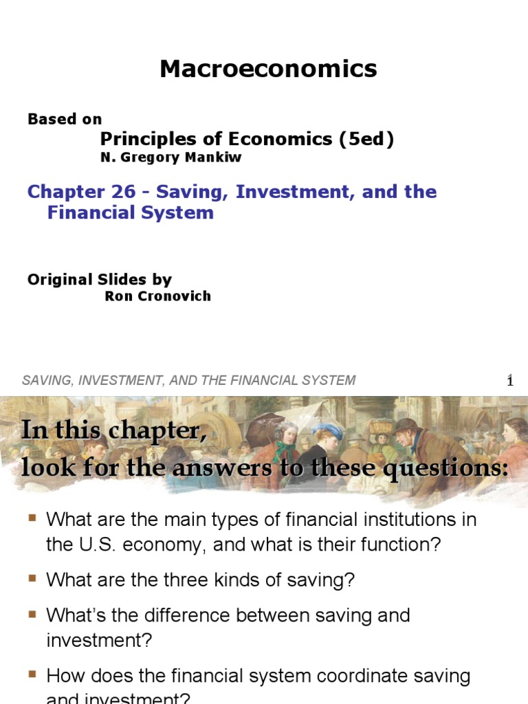 Macro-C26 Saving Investment | PDF | Saving | Interest