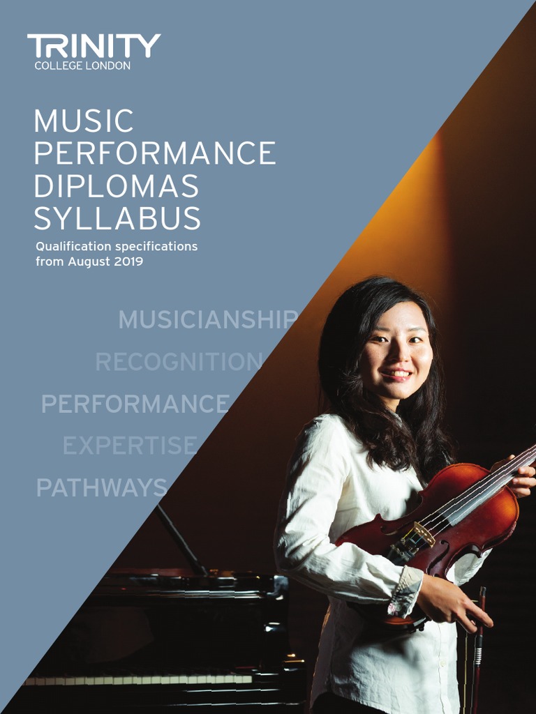 Trinity Music Performance Diplomas Syllabus | PDF