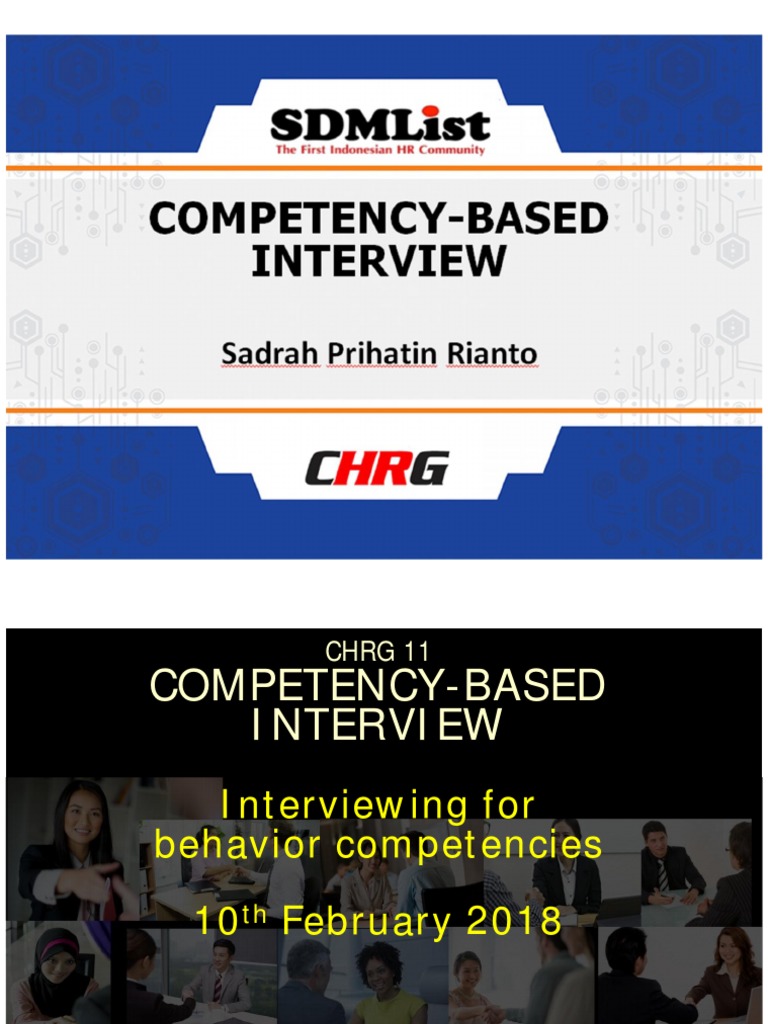 Competency Based Interview | PDF