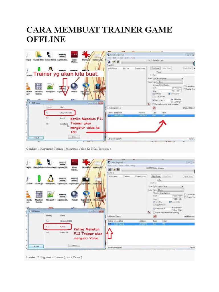 Cara Membuat Trainer Game Offline | PDF