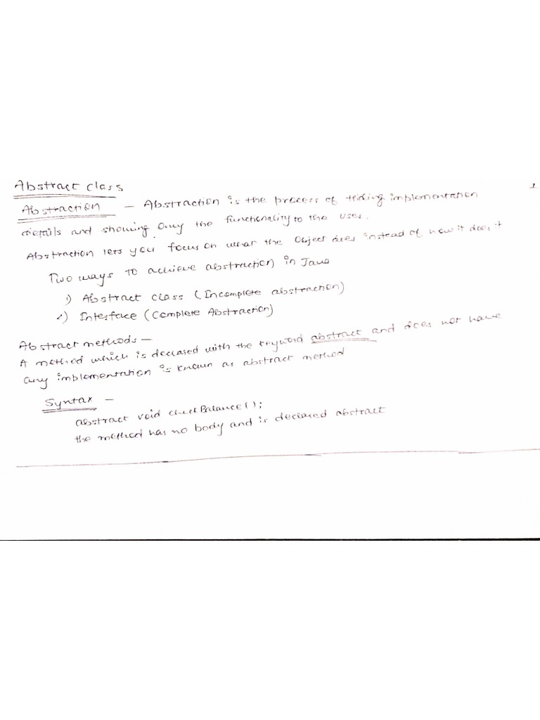 Abstract Class Interfaces | PDF Abstract Class Interfaces | PDF