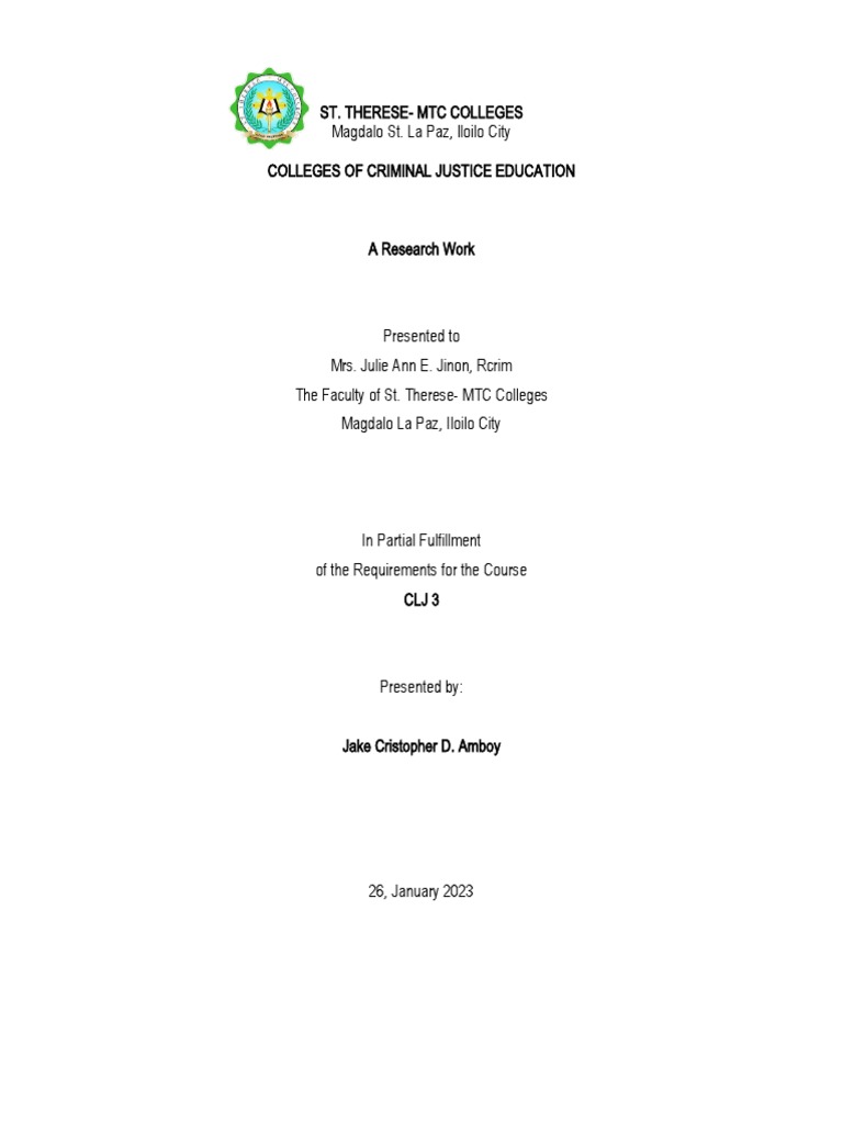 CLJ 3 | PDF | Pardon | Sentence (Law)