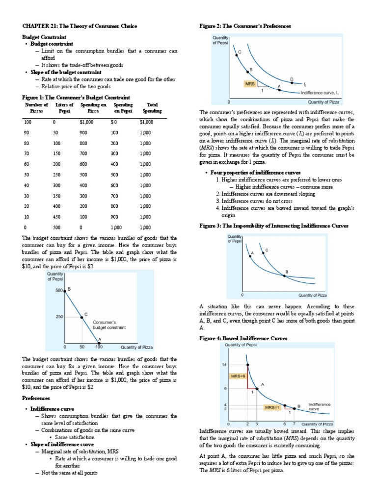 CHAPTER 21 The Theory of Consumer Choice | PDF | Demand | Labour Economics