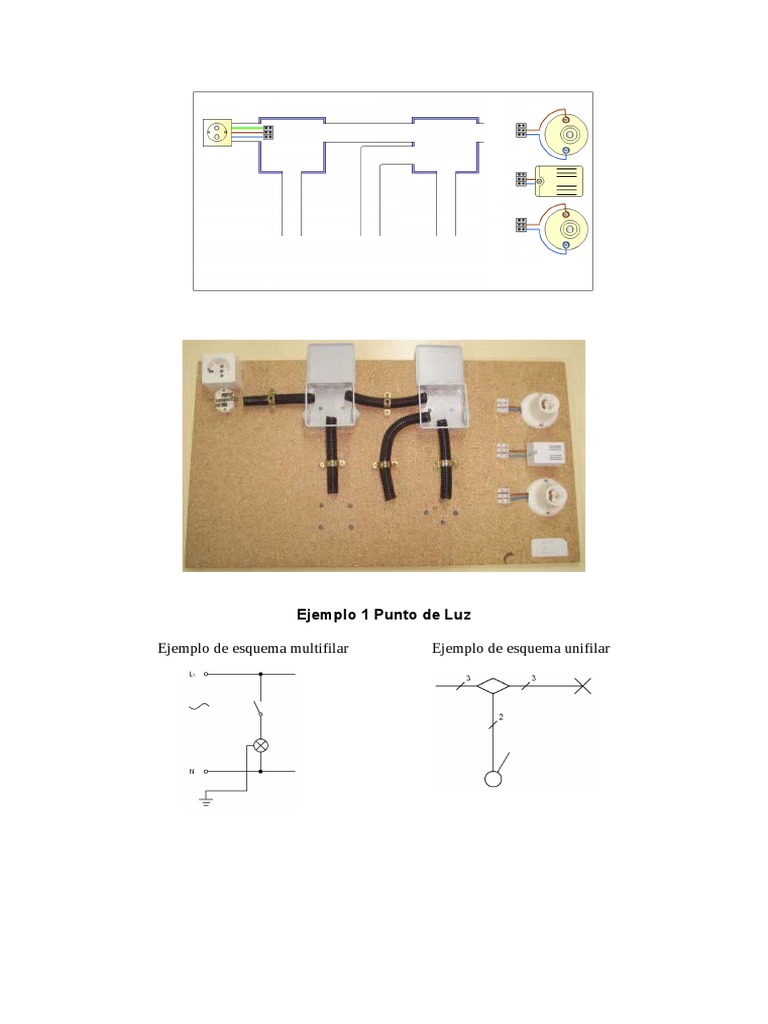 Esquemas de Circuitos Eléctricos Básicos | PDF | Informática