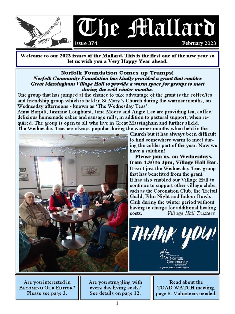 "THE MALLARD" February 2023 | PDF | Home & Garden