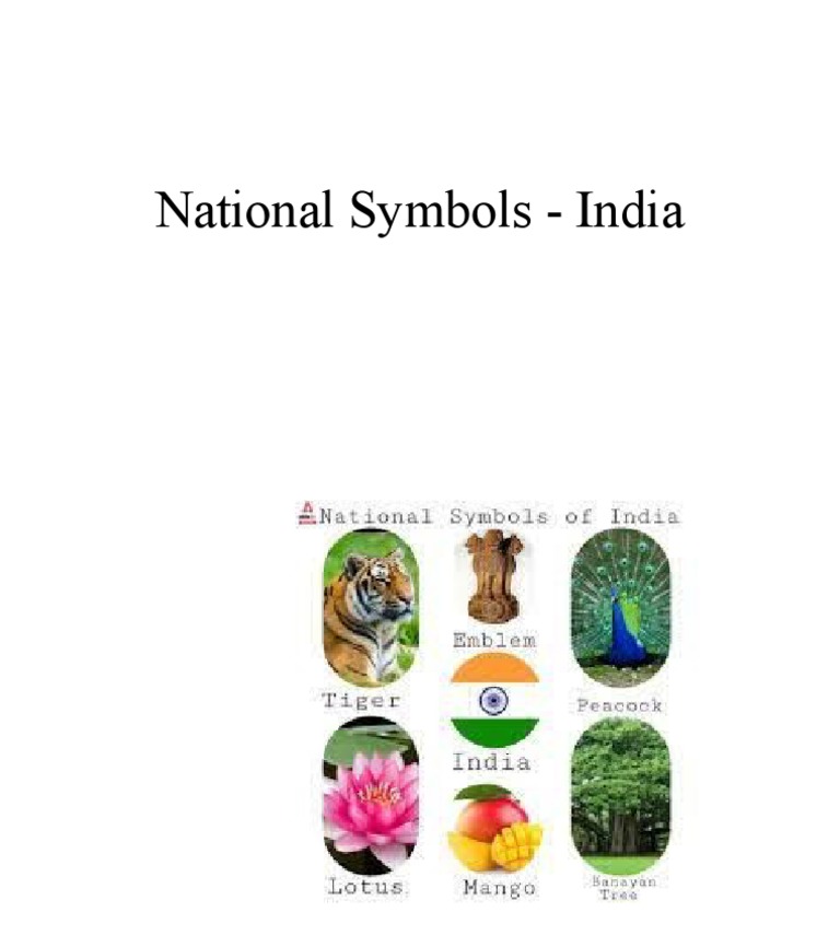National Symbols - India | PDF