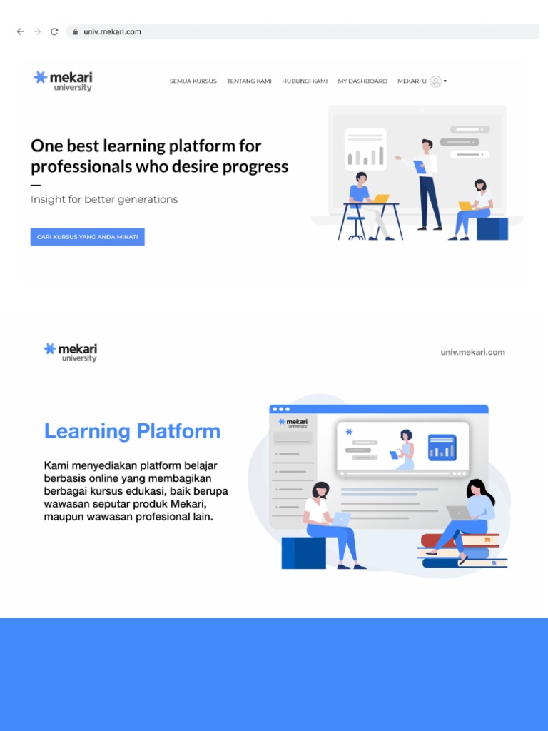 Learning Platform - Mekari University | PDF