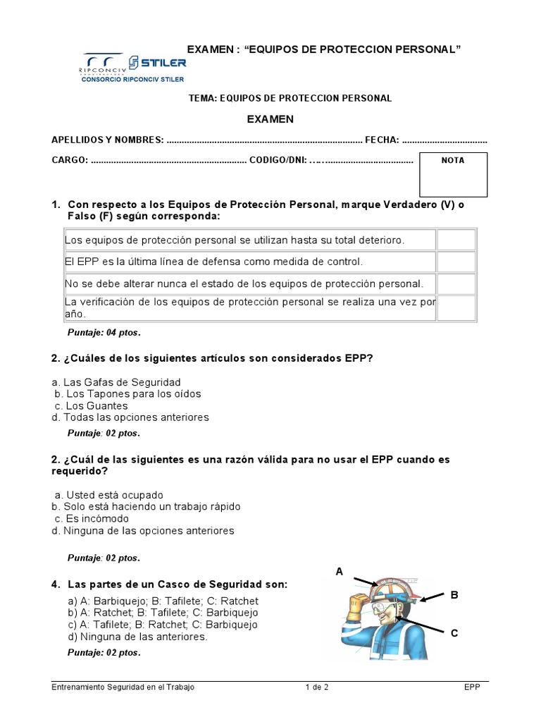 Examen de Epps | PDF