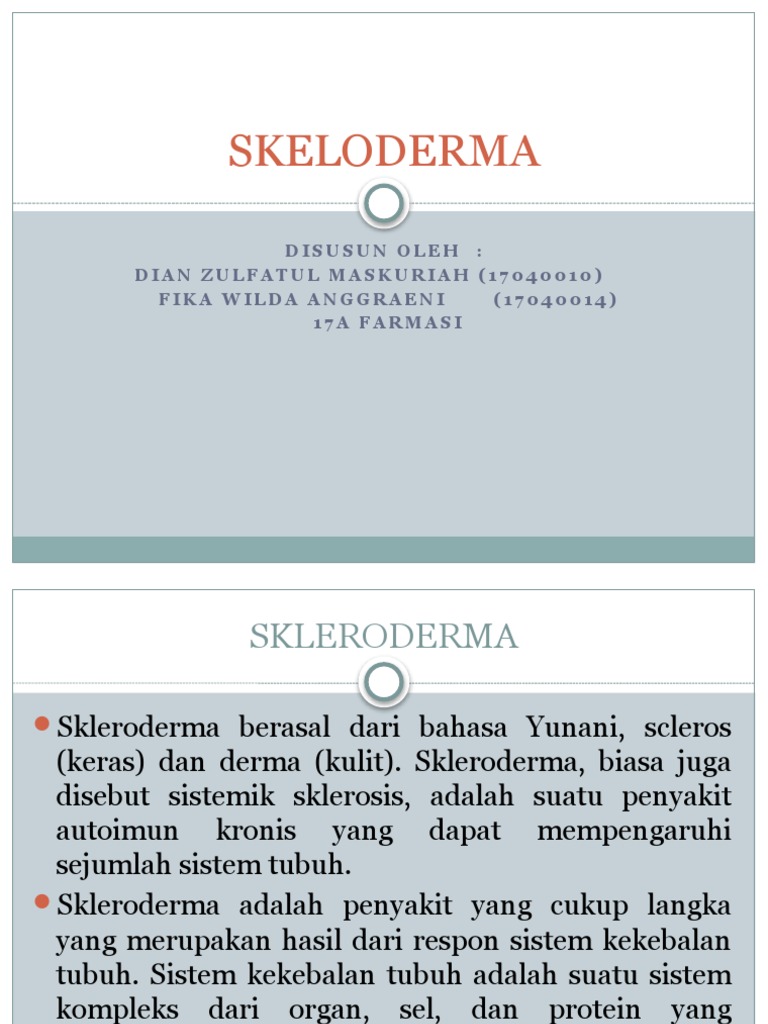 SKELODERMA | PDF