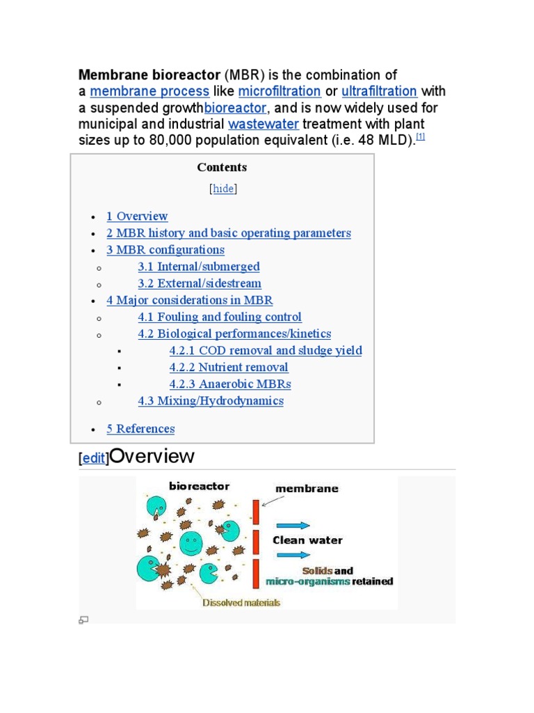 MBR Design Considerations | PDF | Membrane | Industrial Processes