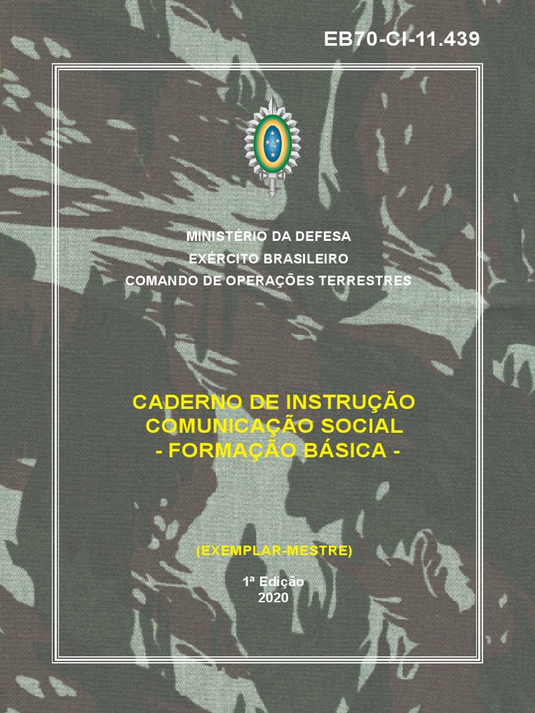 Orientações Básicas sobre Comunicação Social para Militares do Exército ...
